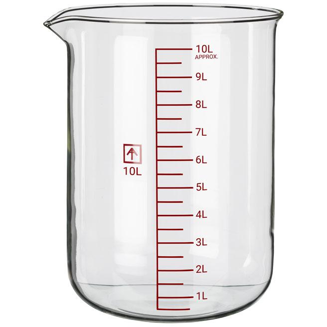 Heavy Wall, Large Capacity, Glass Beakers