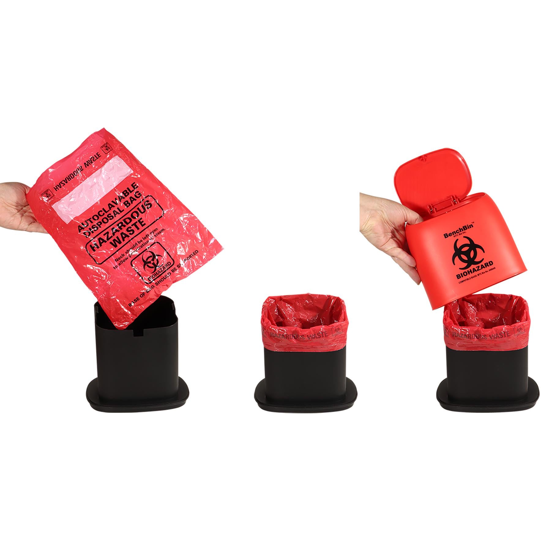 BenchBin™ Benchtop Biohazard Bin