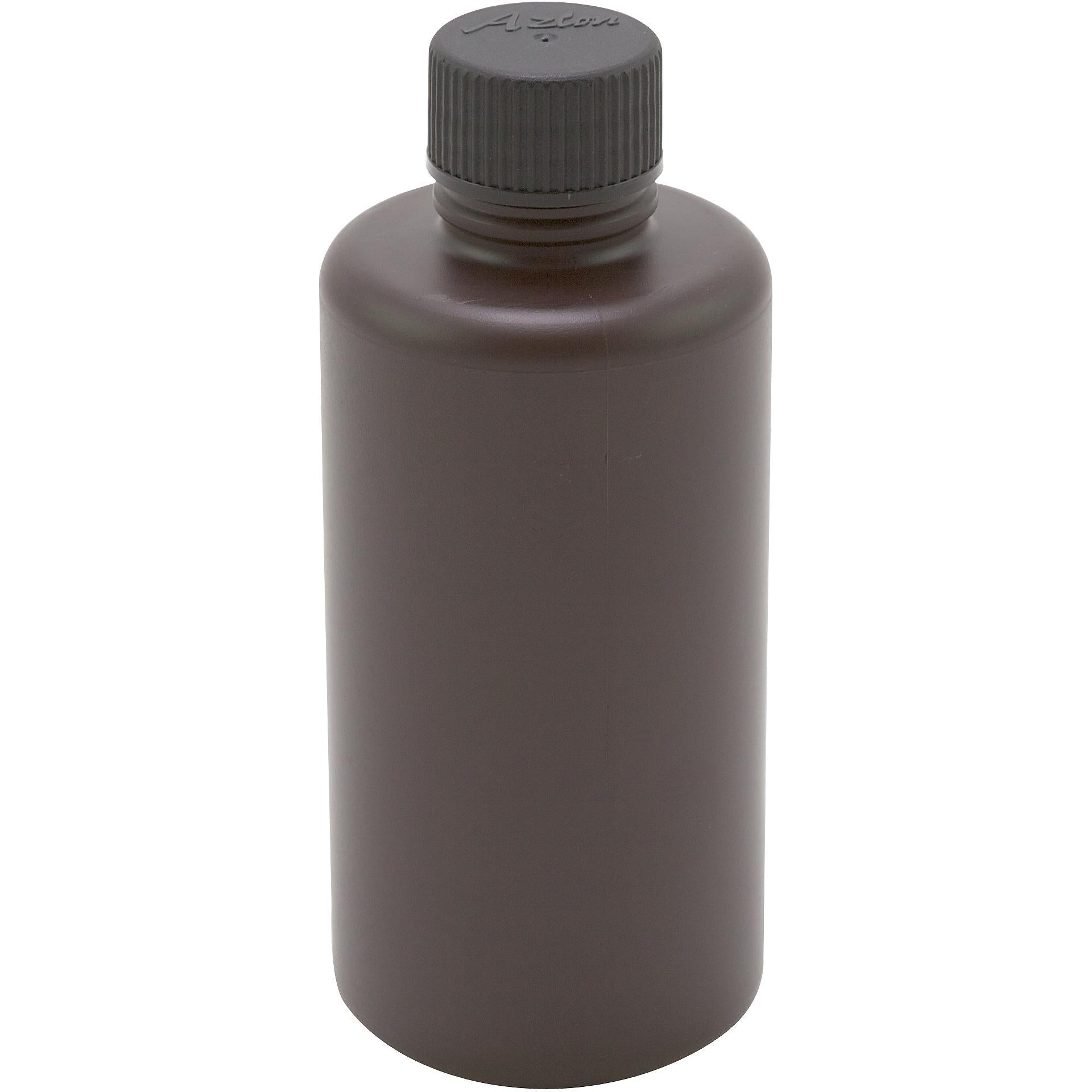 Azlon Narrow-Mouth Laboratory Bottles, Amber, HDPE
