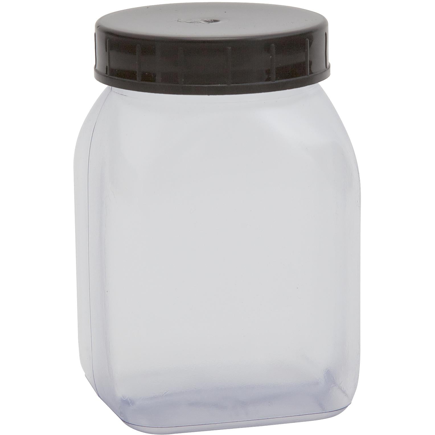 Transparent Wide-Mouth Bottles, PVC