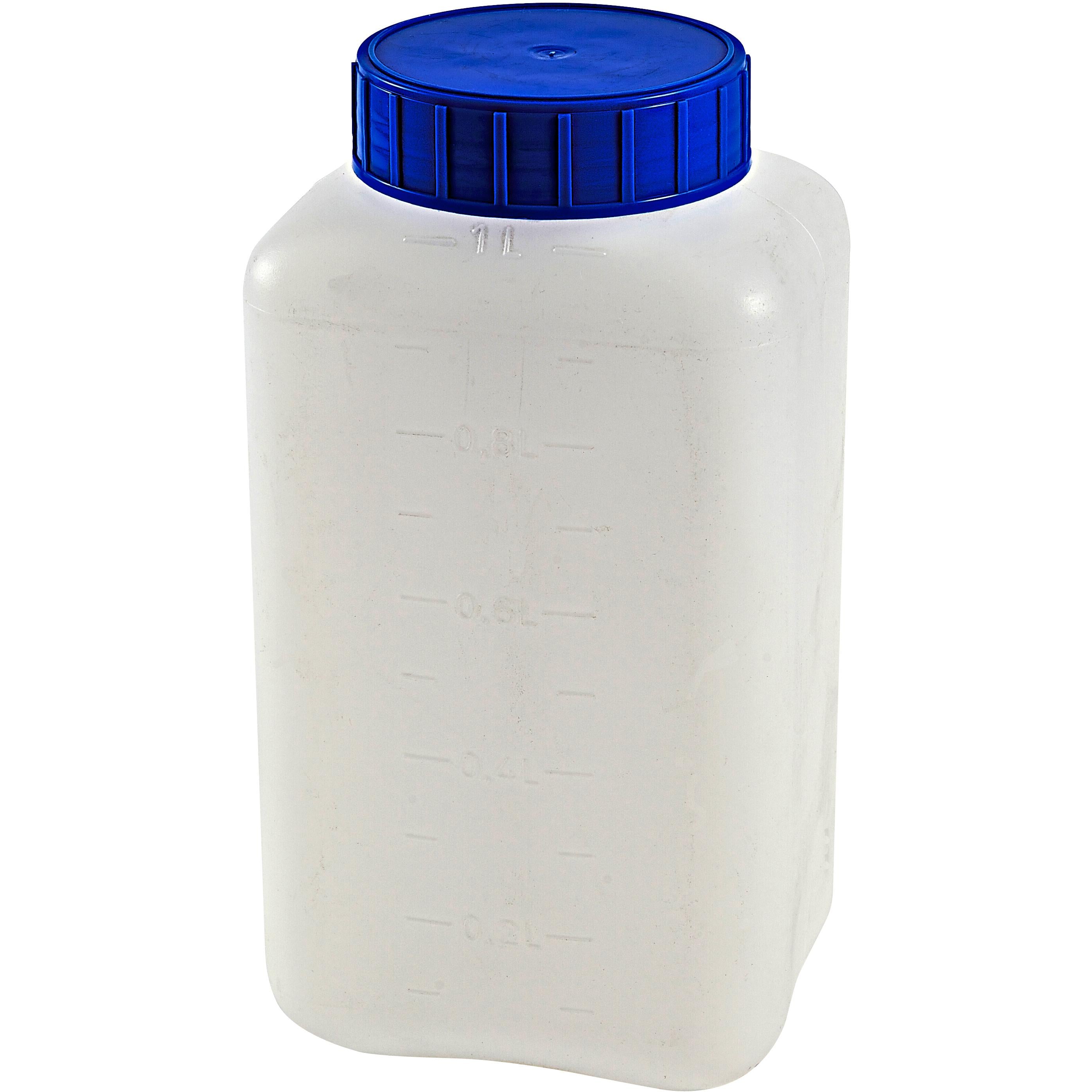 Azlon Graduated Rectangular Bottles, HDPE