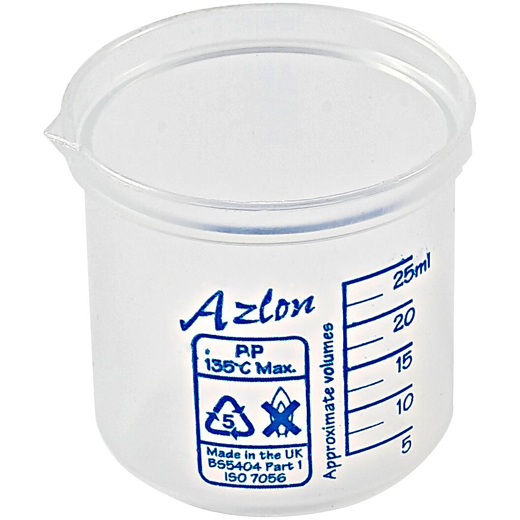 Azlon Square Ratio Beakers, PP/PMP