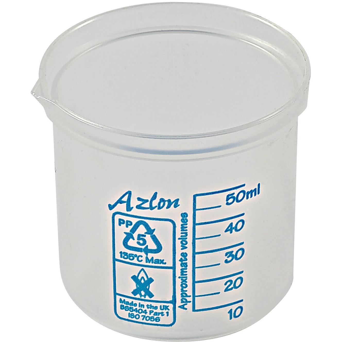 Azlon Square Ratio Beakers, PP/PMP