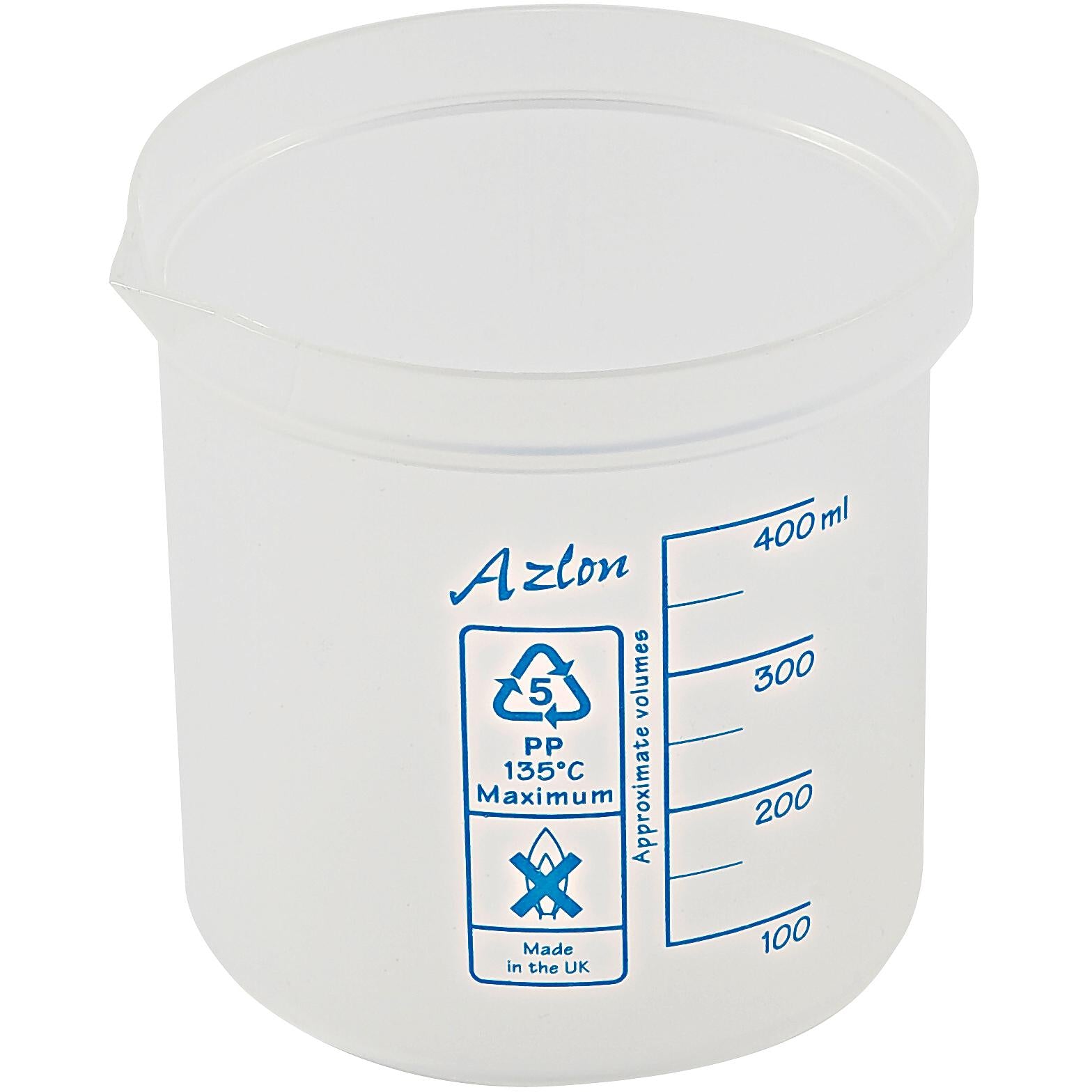 Azlon Square Ratio Beakers, PP/PMP