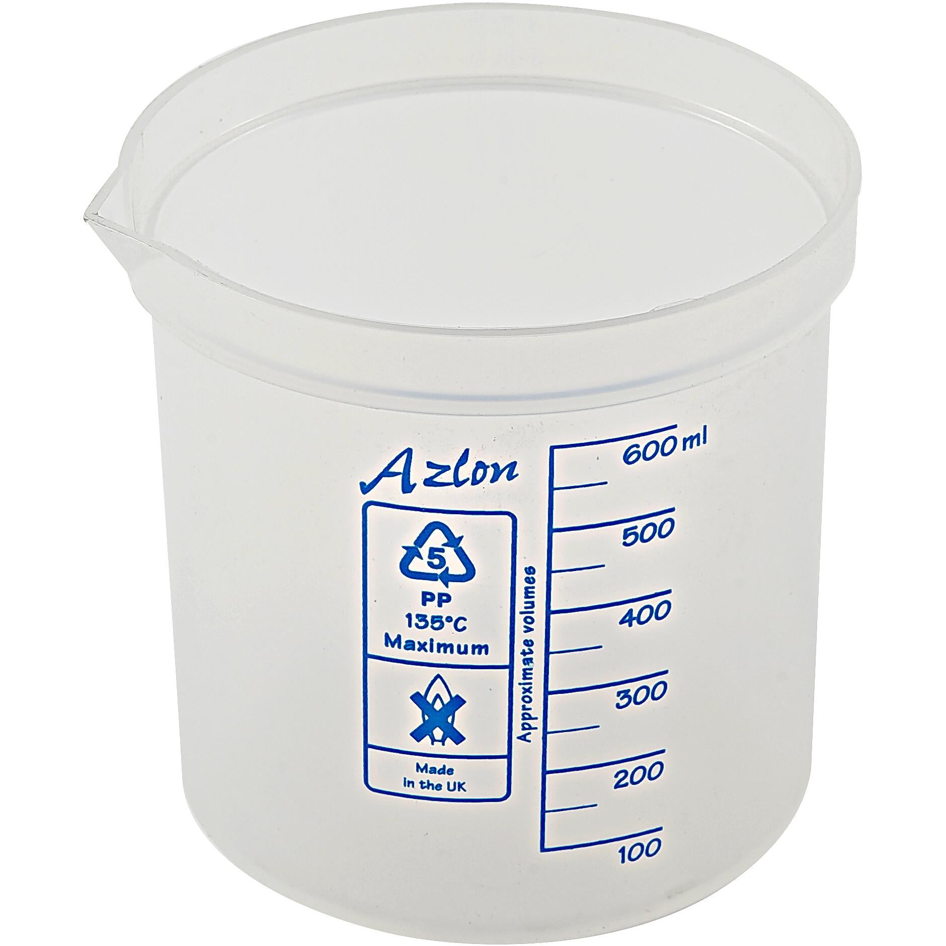 Azlon Square Ratio Beakers, PP/PMP