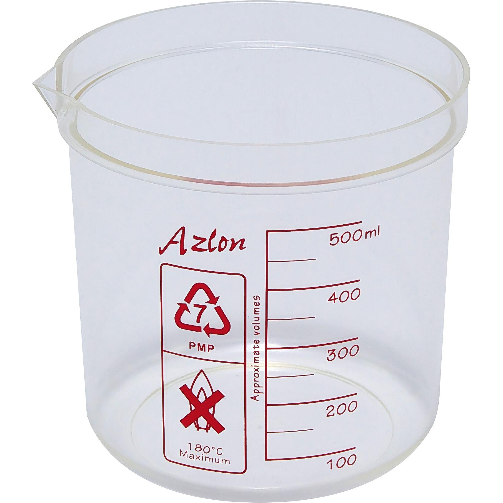 Azlon Square Ratio Beakers, PP/PMP