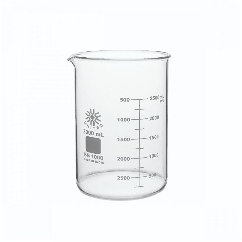 Beakers, Low Form, Borosilicate Glass