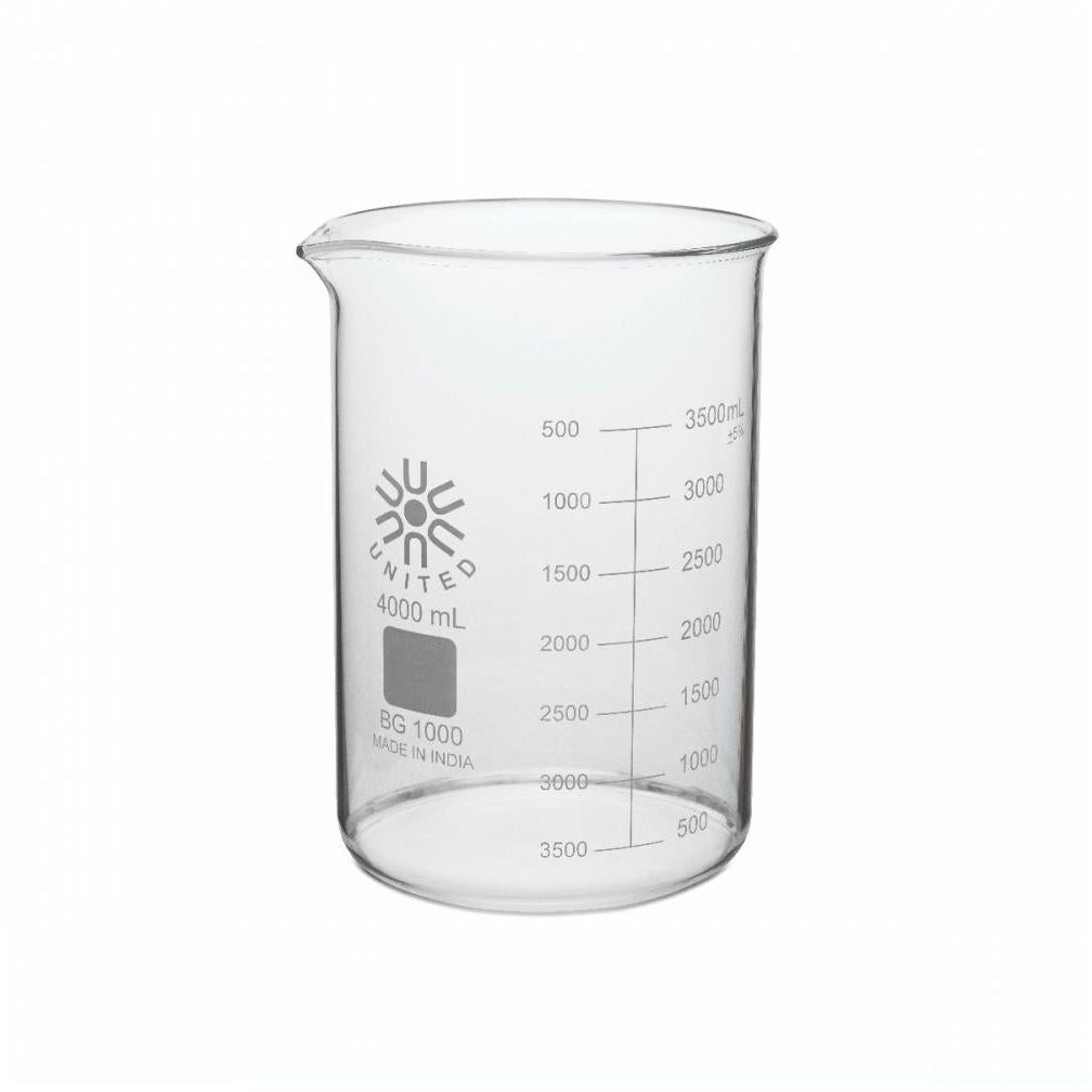 Beakers, Low Form, Borosilicate Glass