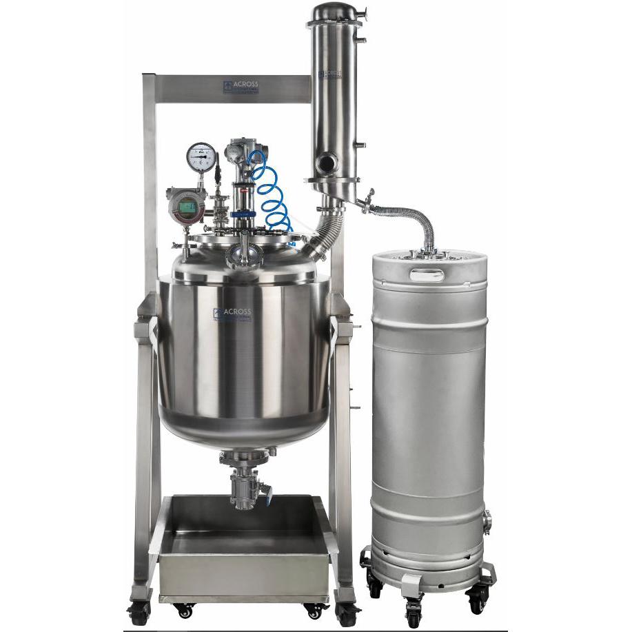 Ai 50L Dual-Jacketed, 316L-Grade Stainless Steel Reactor